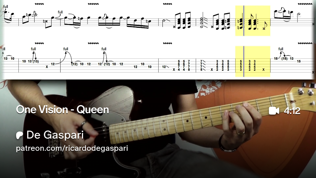 013. One Vision – De Gaspari Guitar Store