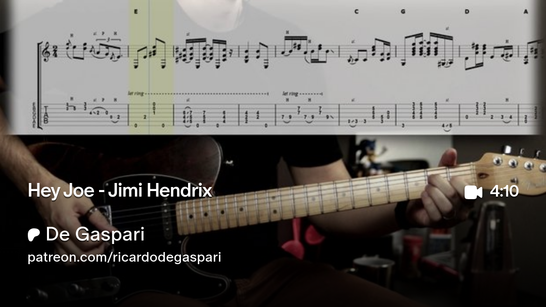 105. Hey Joe – De Gaspari Guitar Store